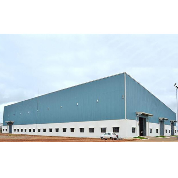 Large Space Steel Frame H Beam Prefabricated Steel Structure Warehouse